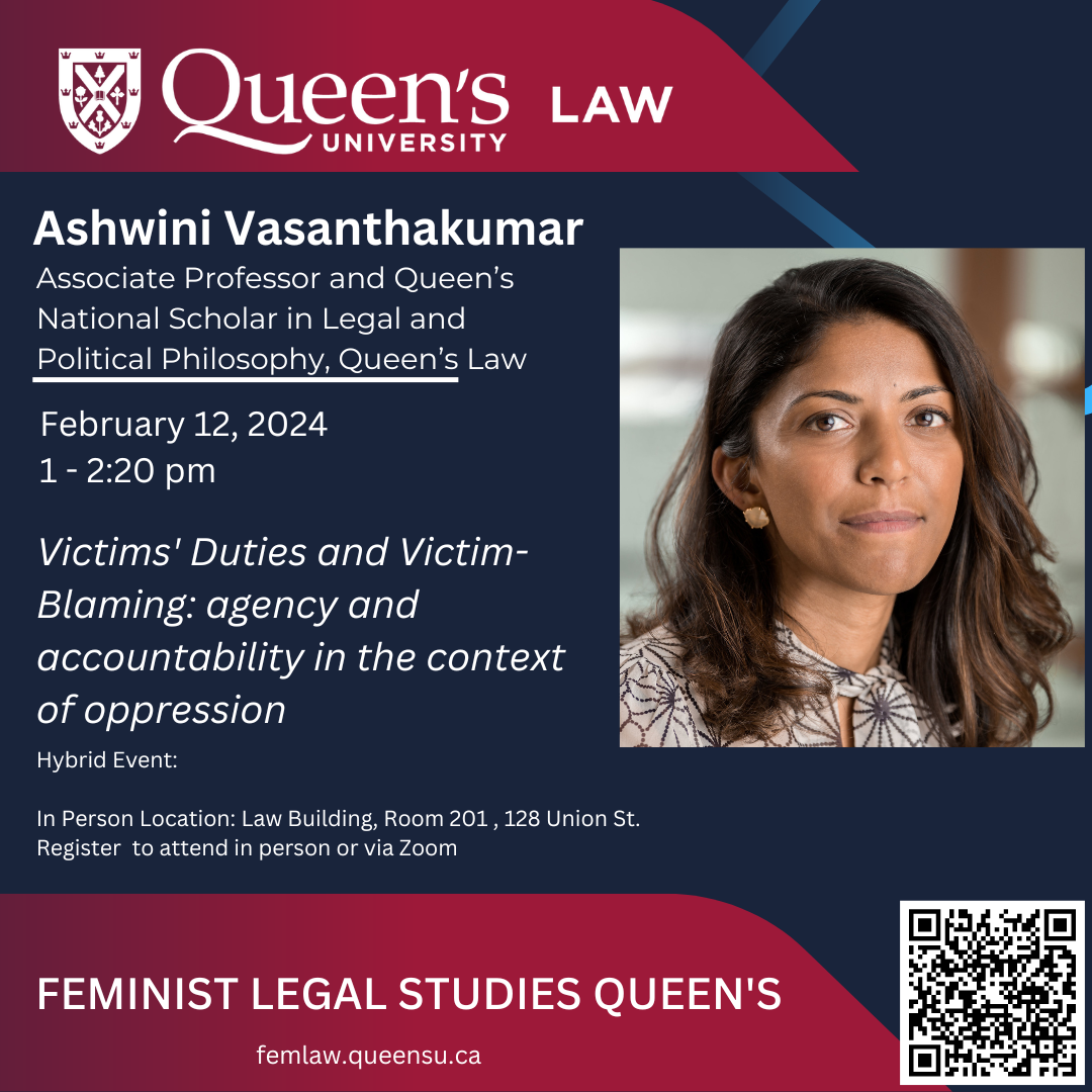FLSQ Speaker - Ashwini Vasanthakumar | Queen's Law